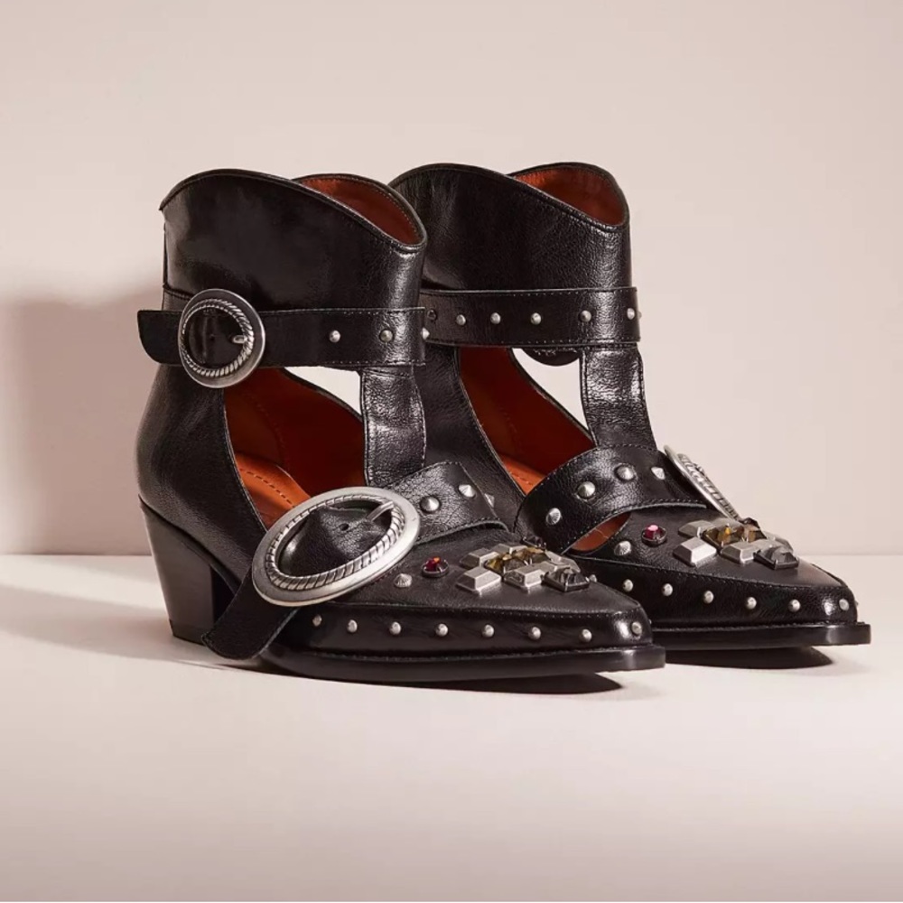 Coach Cutout Western Creeper Booties - Gem